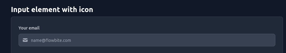 Textfield Icon Position · Issue #436 · themesberg/flowbite-react · GitHub