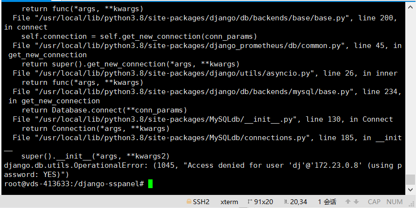大佬，数据库分离 总出现的问题 · Issue #425 · Ehco1996/django-sspanel · GitHub
