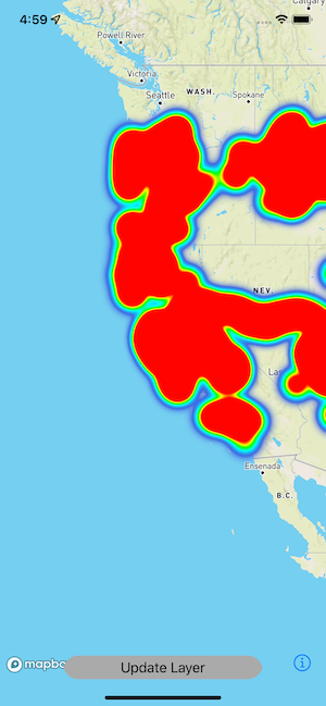 Can I restrict the heat map within the polygon as in the screenshot ...