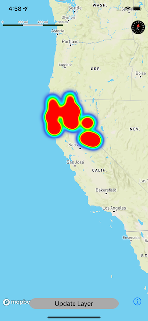 Can I restrict the heat map within the polygon as in the screenshot ...