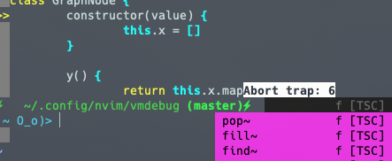 abort trap 6 from auto complete · Issue #2779 · neoclide/coc.nvim · GitHub