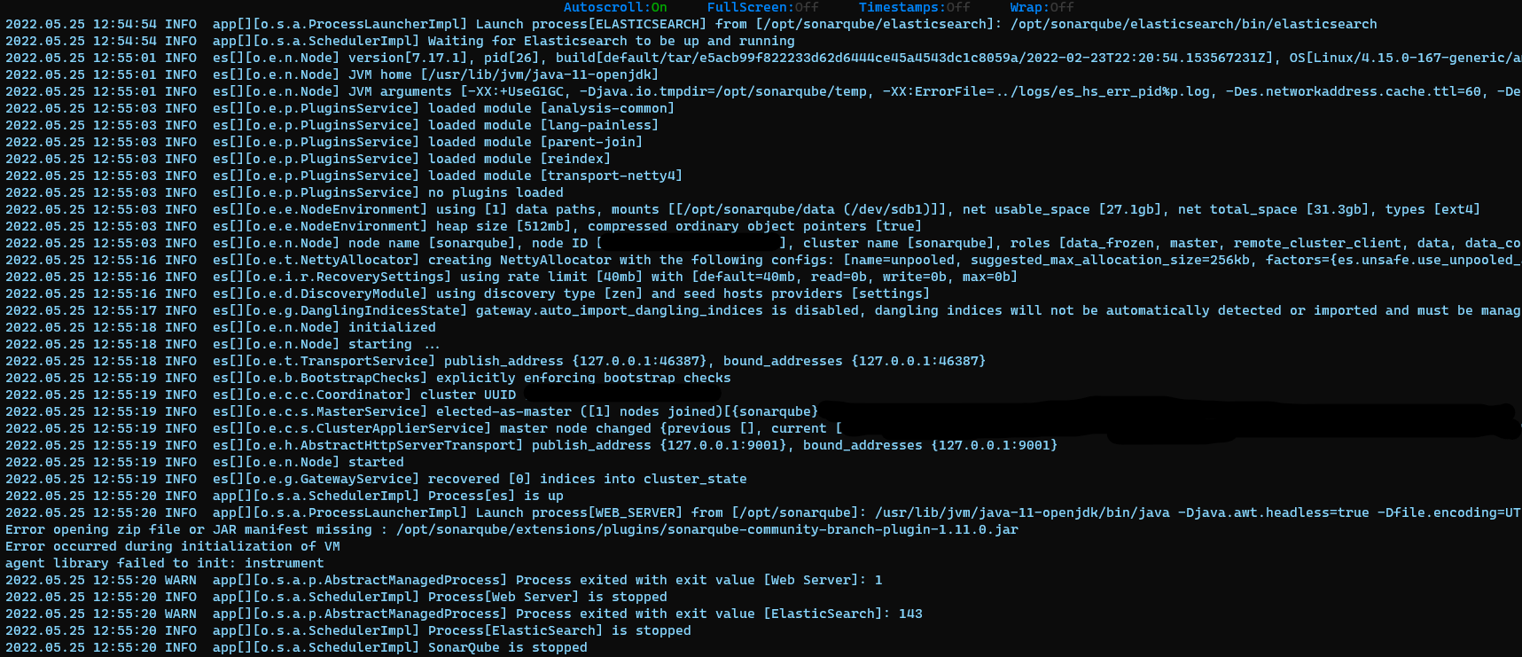 Unable to deploy Sonarqube 9.4 with chart helm · Issue #609 · mc1arke/sonarqube-community-branch ...