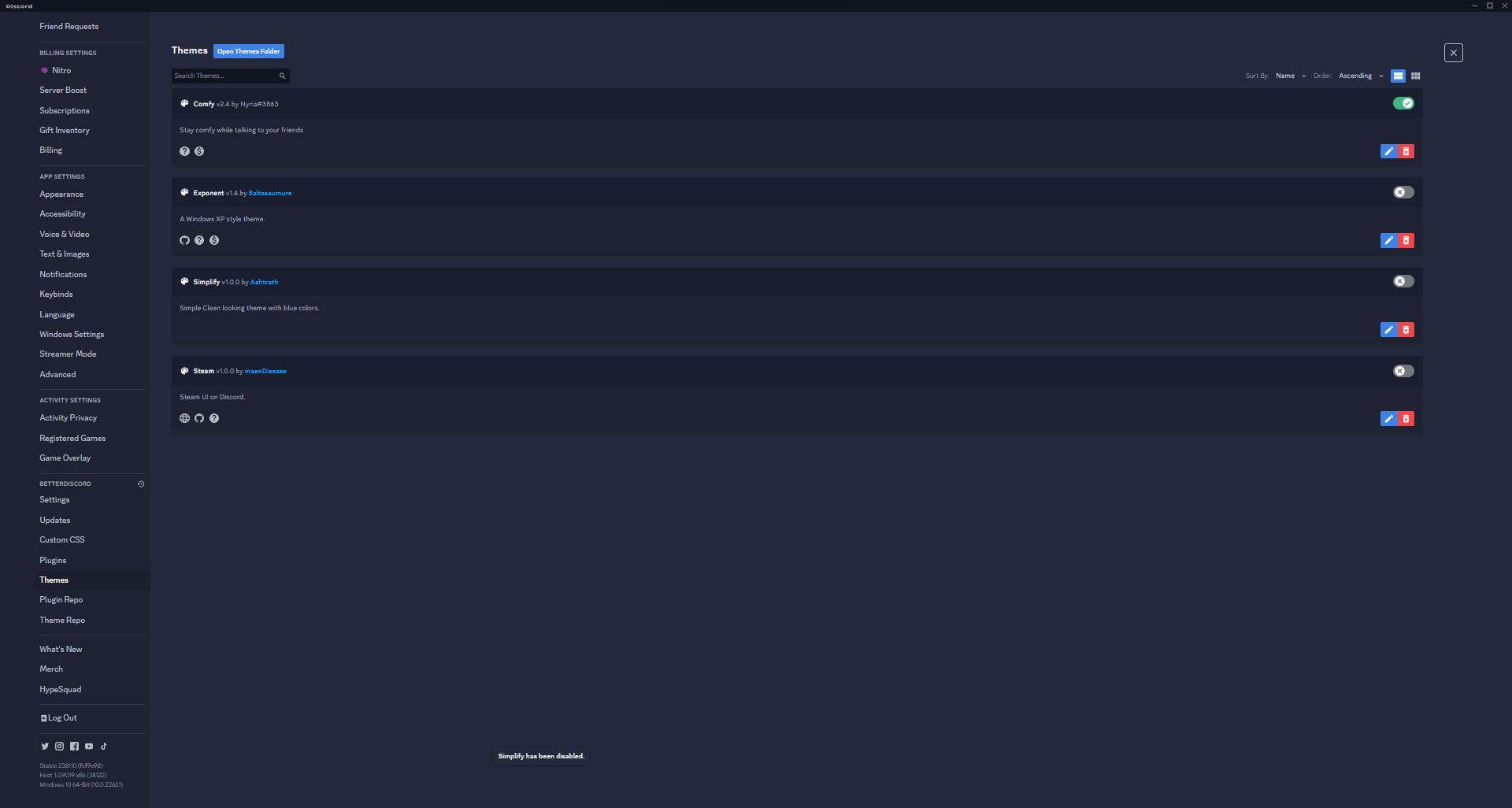 Theme not working · Issue #127 · Comfy-Themes/Discord · GitHub