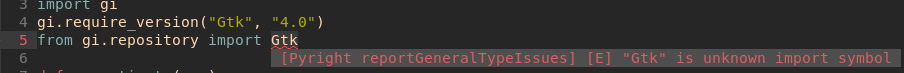 Some unknown symbols for the gi module · Issue #648 · fannheyward/coc-pyright · GitHub