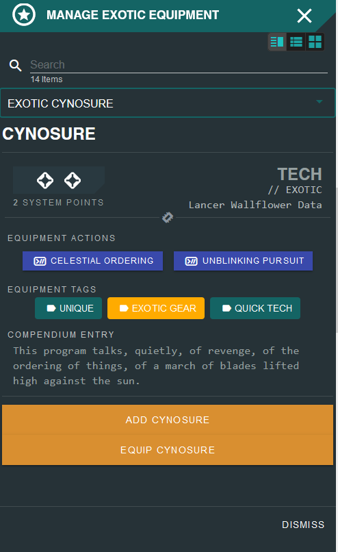 [BUG] Issue with Exotic Pilot Gear/Equipment · Issue #1776 · massif ...