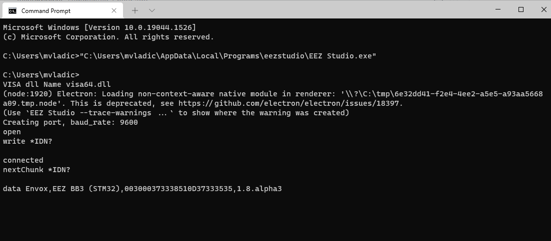 Can't Comunicate with RIGOL DP712 over Serial or VISA instrument using Generic SCPI · Issue #171 ...