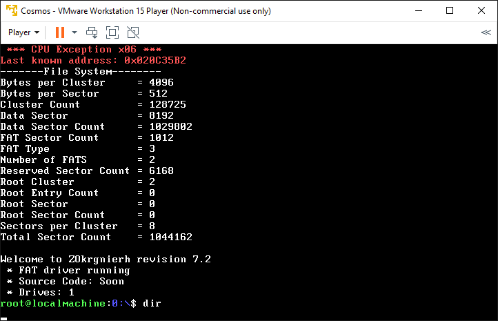 Drives not correctly appearing · Issue #1371 · CosmosOS/Cosmos · GitHub