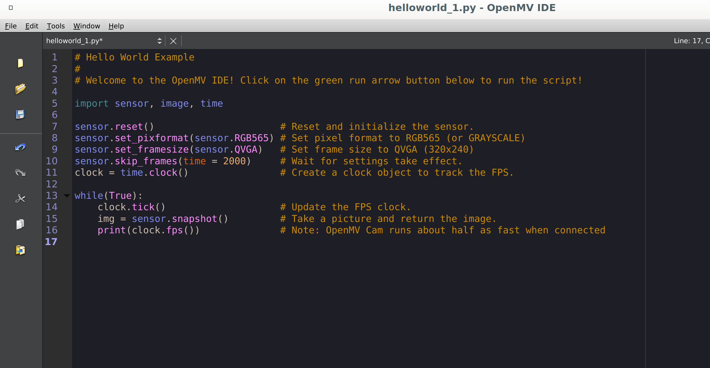 Tab bar disappears under certain conditions. · Issue #149 · openmv/openmv-ide · GitHub