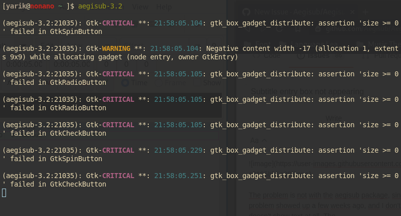 Subtitle entry box not showing text · Issue #223 · Aegisub/Aegisub · GitHub