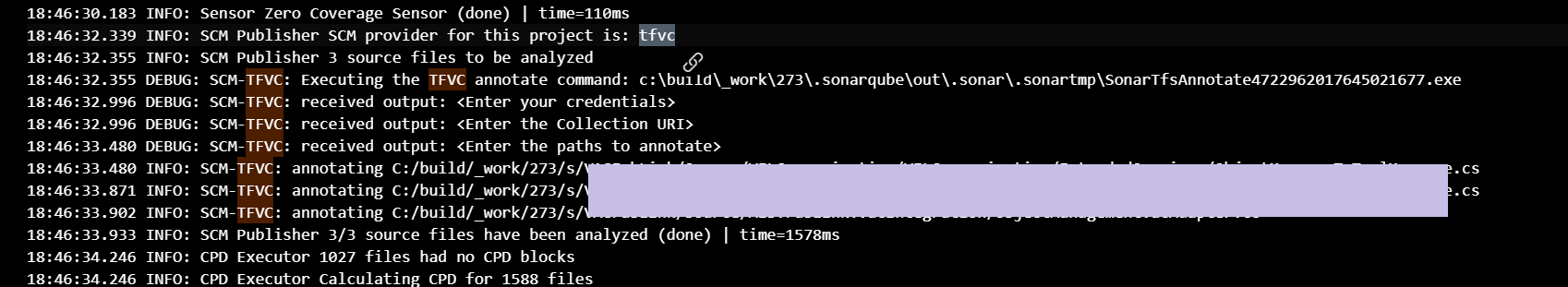 SCM-TFVC: Unable to annotate the project which TF400324 · Issue #57 · lg2de/sonar-scm-tfvc · GitHub