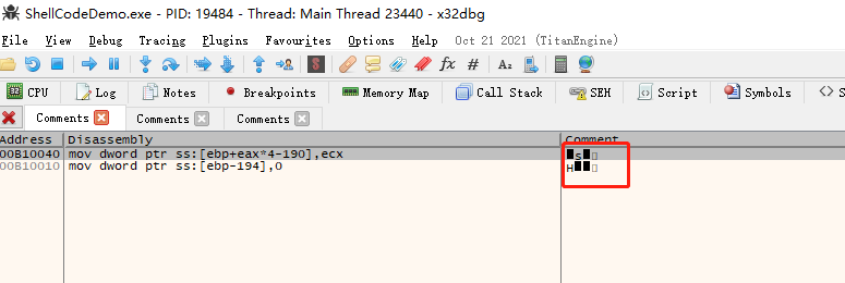 comment view text display incorrect · Issue #2769 · x64dbg/x64dbg · GitHub