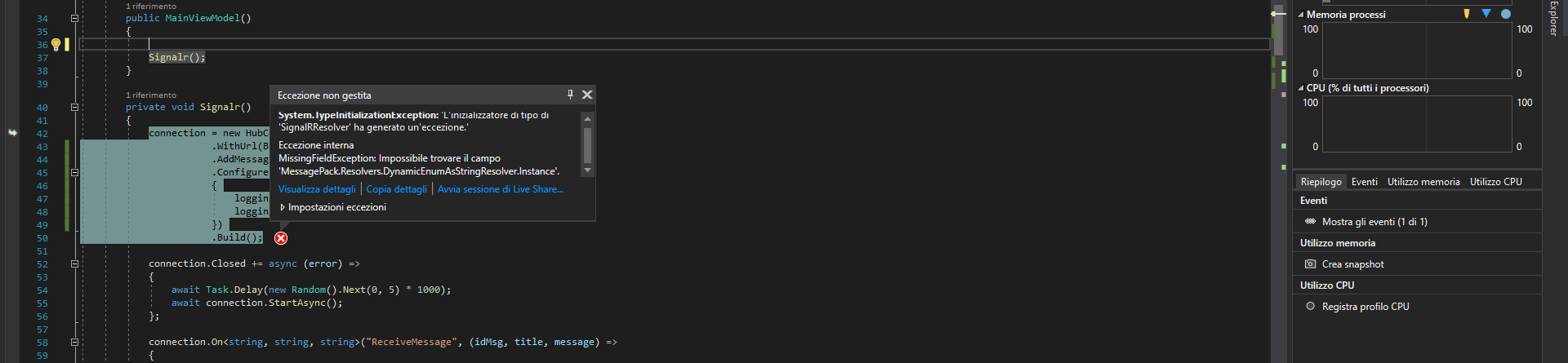 Update Of The Nuget Packages To The 30 Version Of Net Core Signalr And Messagepack Protocol 