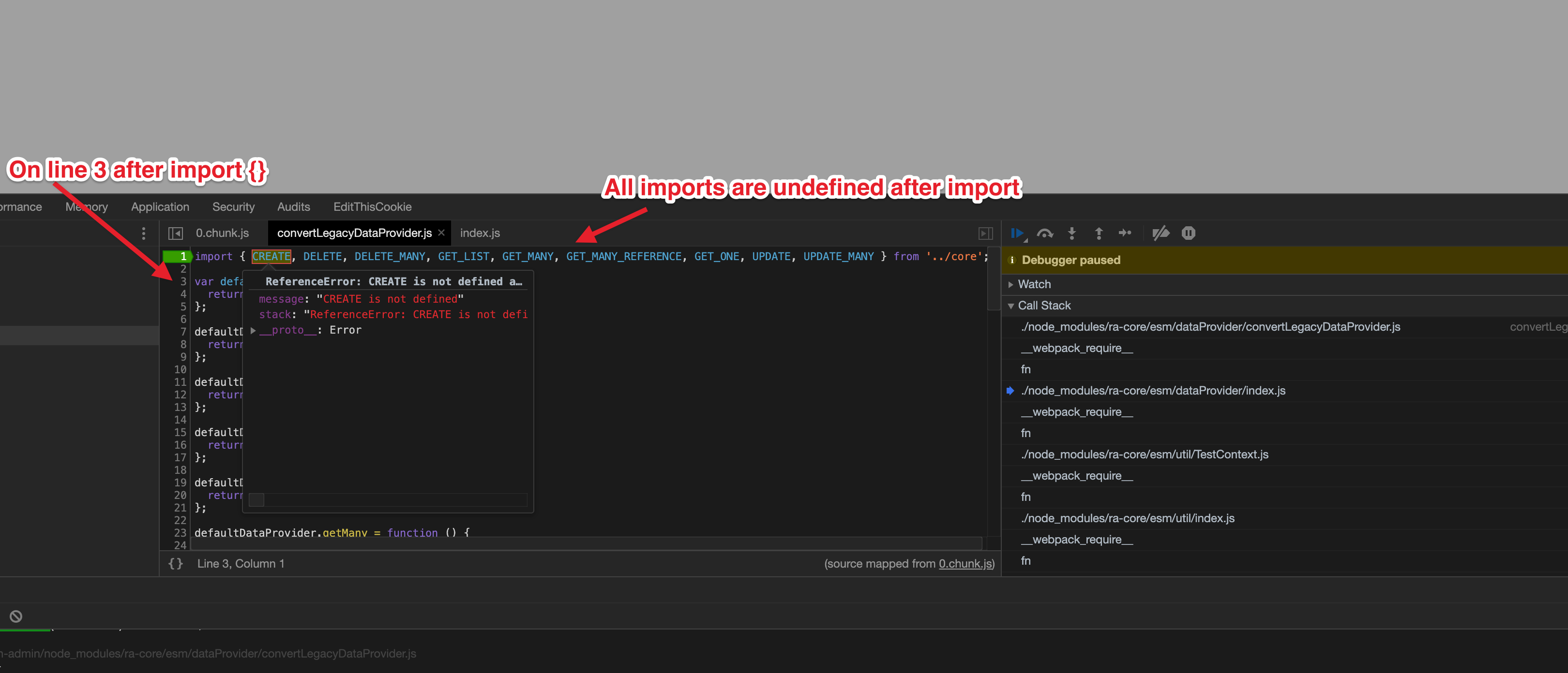 Beta 3 to Beta 5 issue: convertLegacyDataProvider.js import of constants set to undefined ...