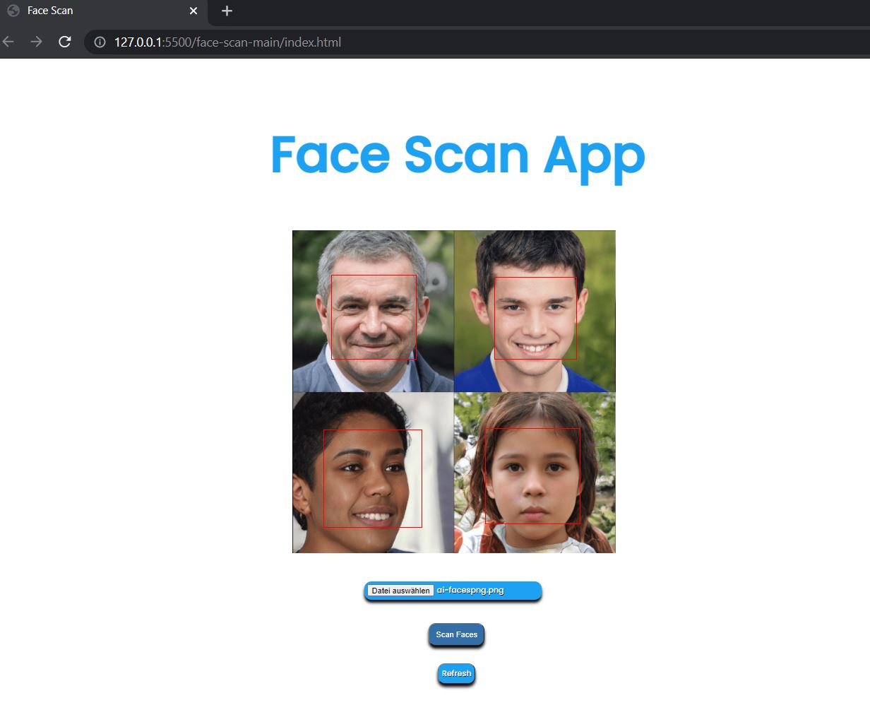 GitHub - metinsinik/face-scan-app