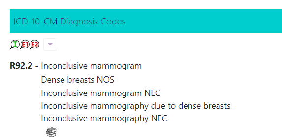 ICD10CM R92.2 Mapping · Issue #649 · OHDSI/Vocabulary-v5.0 · GitHub