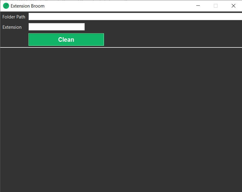 GitHub - hksoriginal/Extension-Broom: Automate the Boring task of deleting files with a ...