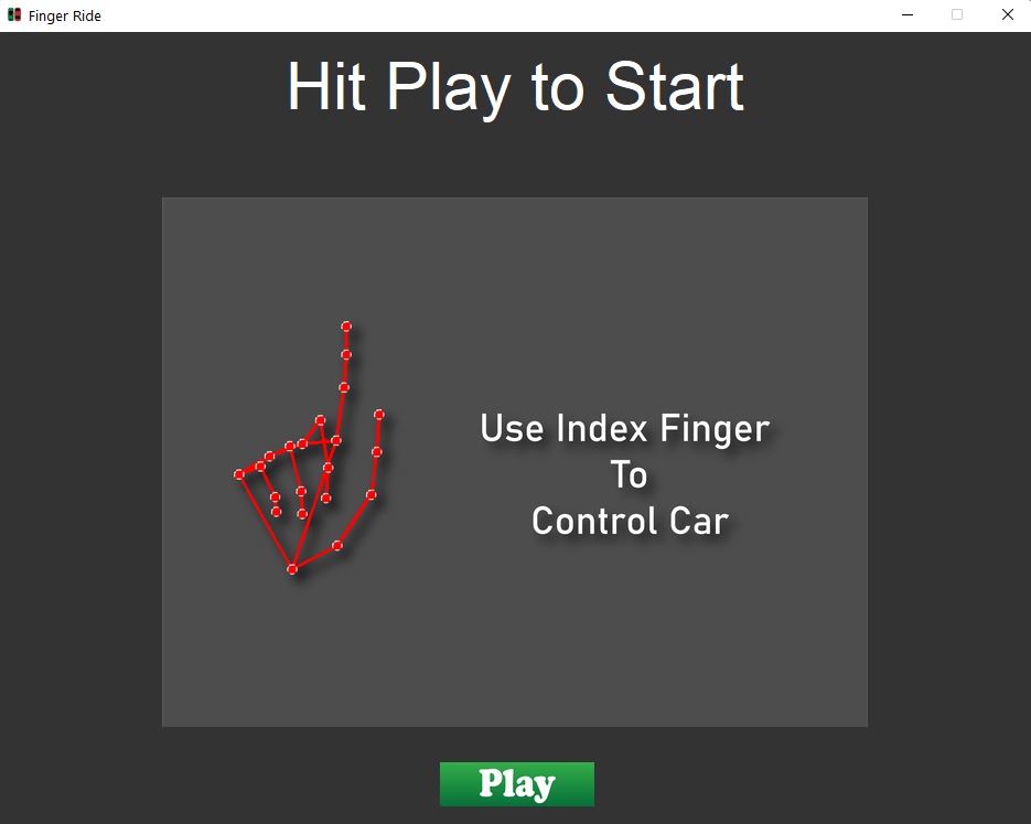 GitHub - hksoriginal/Finger-Ride-Hand-Gesture-Car-Game: Now play Car Game using tip for your ...