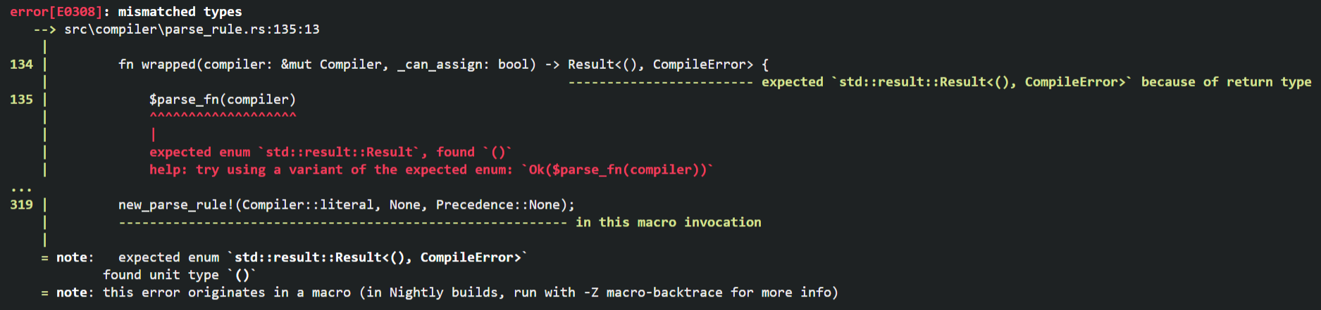 Conflicting Compiler Type Inference Result · Issue 83812 · Rust Langrust · Github