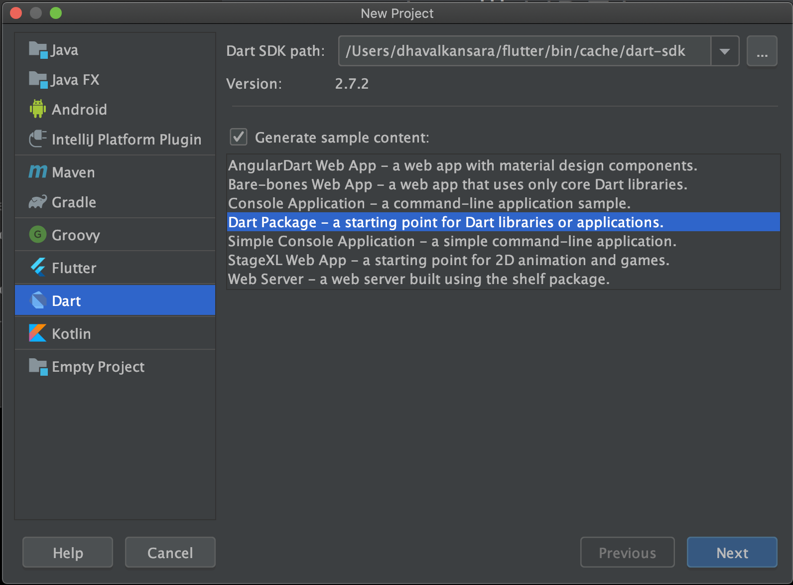 Flutter web app option not found under dart templates while creating ...