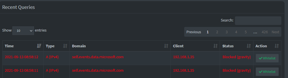 pi.hole/admin/db_queries.php doesn't show client's name but shows client IP · Issue #1889 · pi ...