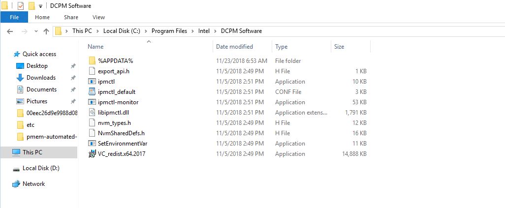 Installer does not always drop the Uninstaller.exe file · Issue #68 · intel/ipmctl · GitHub
