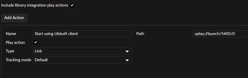 Ability to see the "library integrated play action" action · Issue ...