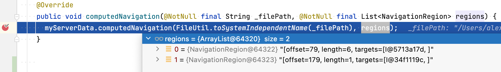 Documentation comment symbol links not recognized when in subsequent ...