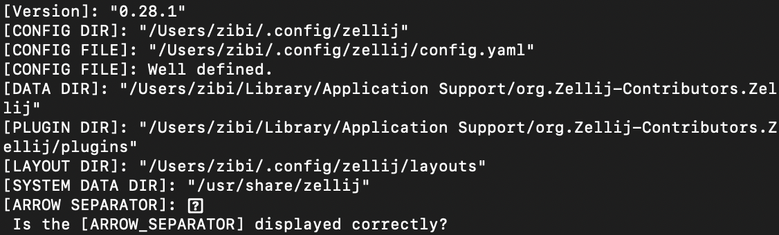 MacOS nerdfonts don't work · Issue #1344 · zellij-org/zellij · GitHub