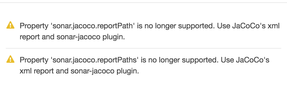 Sonar Jacoco report path no longer supported, requires sonar-jacoco plugin · Issue #68 · bnc ...