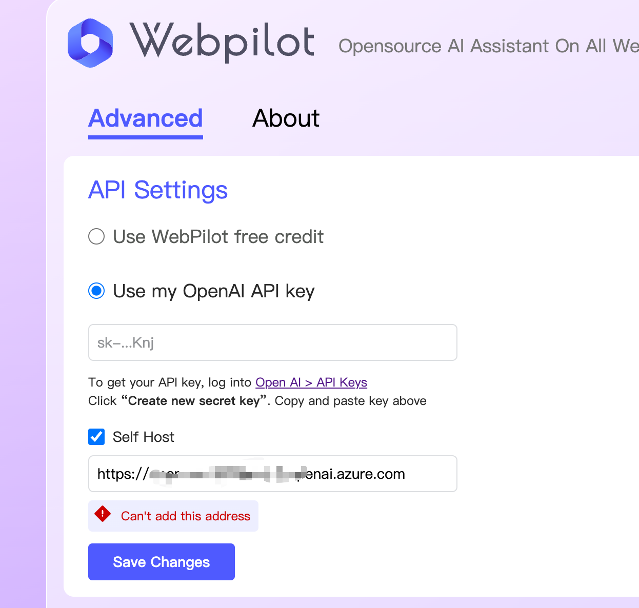 Azure Openai API support needed also · Issue #51 · webpilot-ai/Webpilot · GitHub