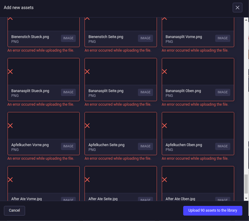 File upload doesn't work and shows wrong number of failed assets · Issue #15854 · strapi/strapi ...