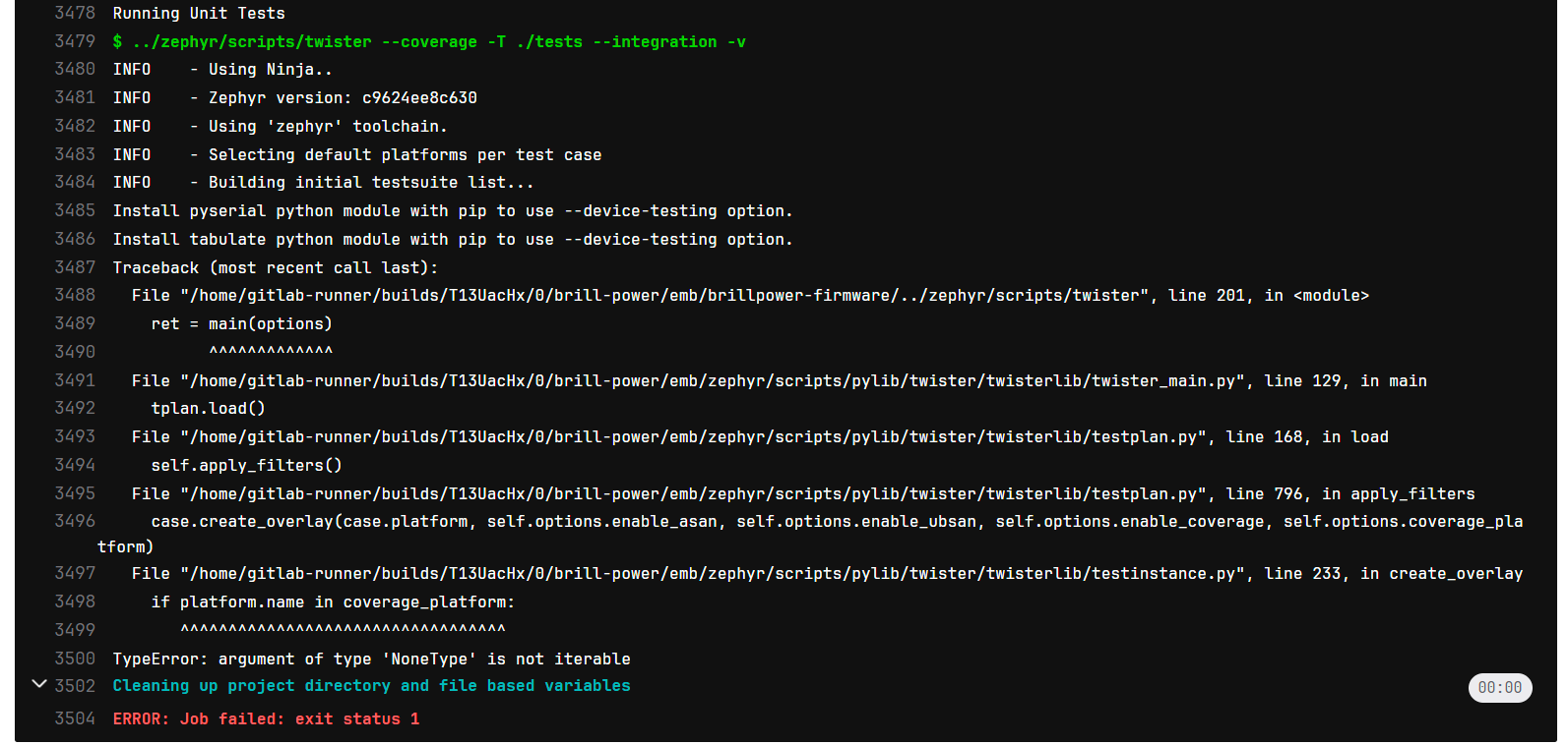 Twister --coverage flag throws script error when no coverage support detected · Issue #57534 ...