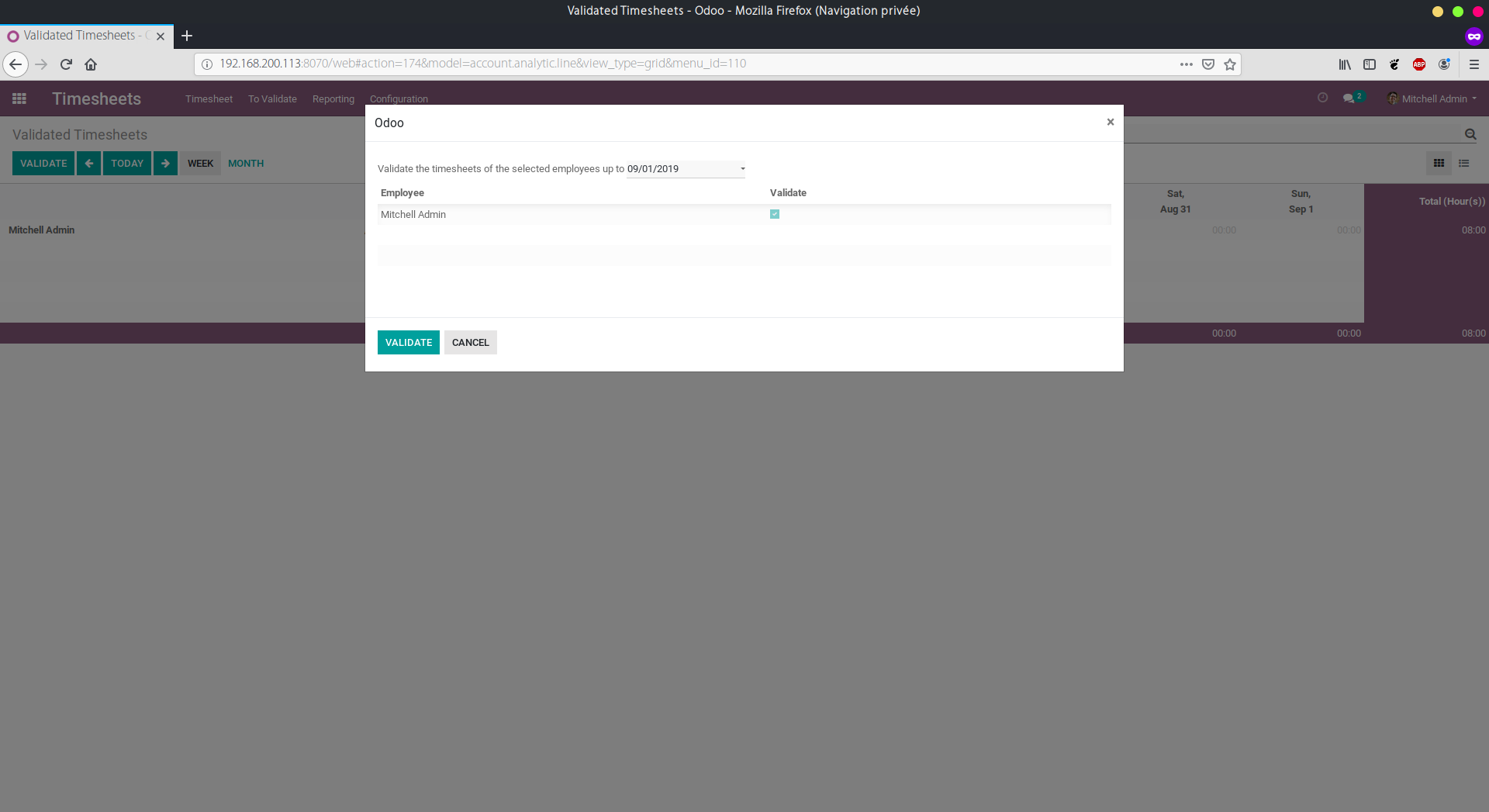 [12 0] Odoo Server Client Error In Timesheets Module · Issue 36240 · Odoo Odoo · Github