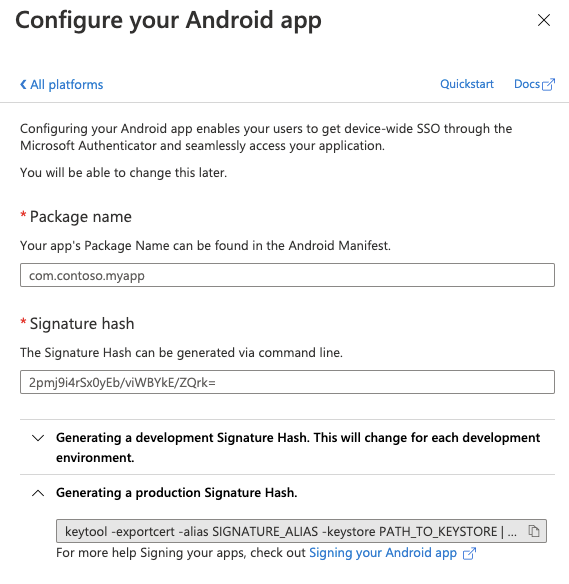 How to configure Signature Hash with Google Play Signing · Issue #1550 ...