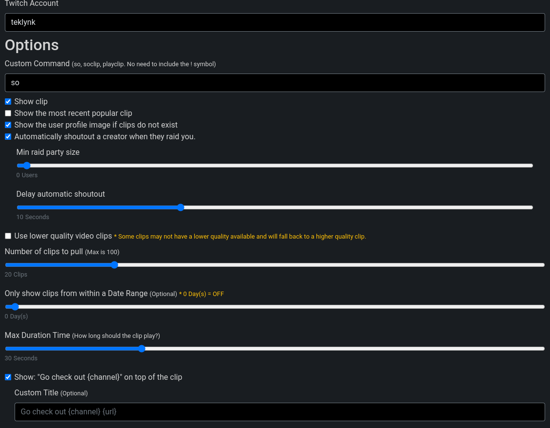 Suggestion, (Insert bot here)'s raids alert box ducking · Issue #10 · teklynk/twitch_shoutout ...