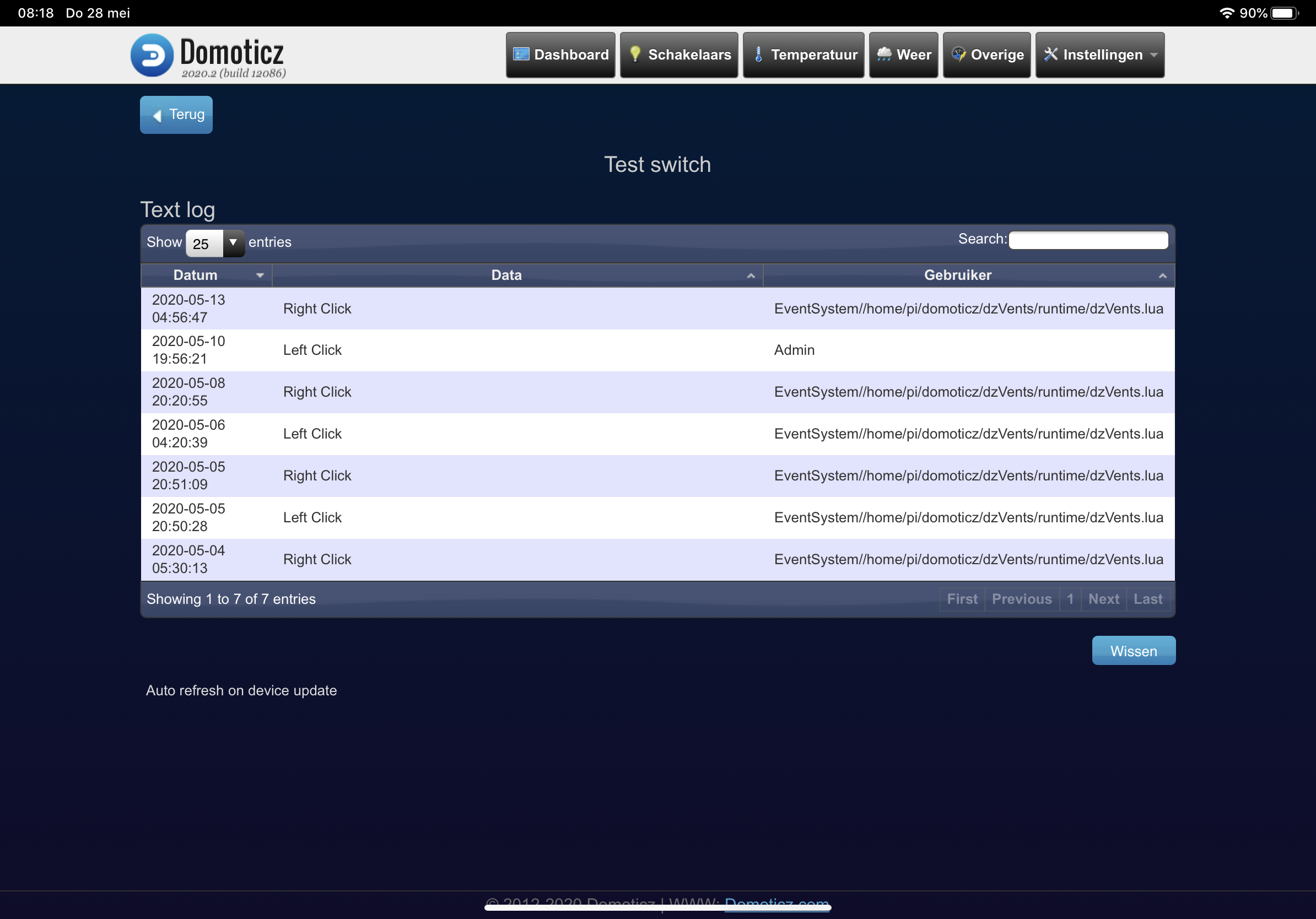 Problem text log of selector switch · Issue #4143 · domoticz/domoticz · GitHub