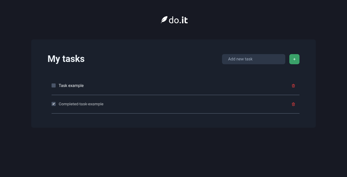 GitHub - Gilvan-Araujo/DoIt: Task list application made with Next.JS for Rocketseat's Ignite ...