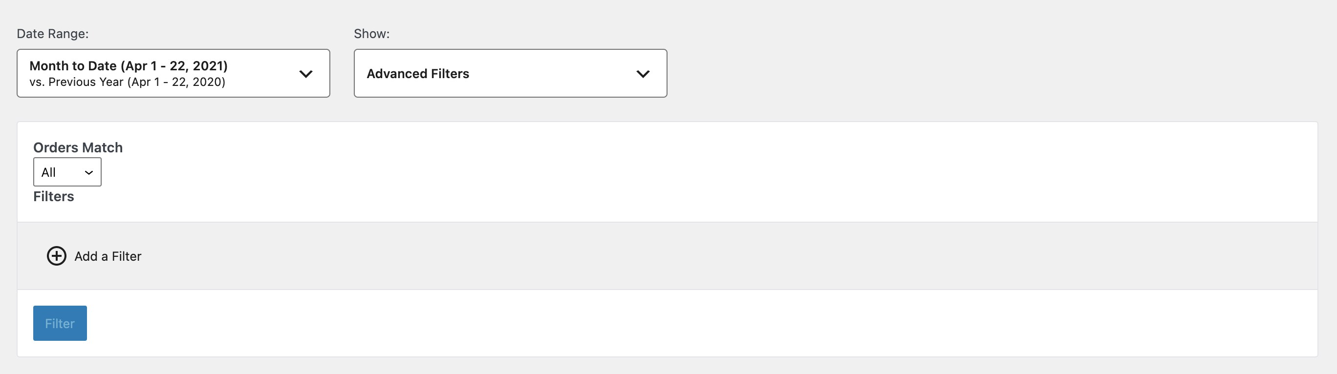 Fix style regression in advanced filters operator selection · Issue #6864 · woocommerce ...