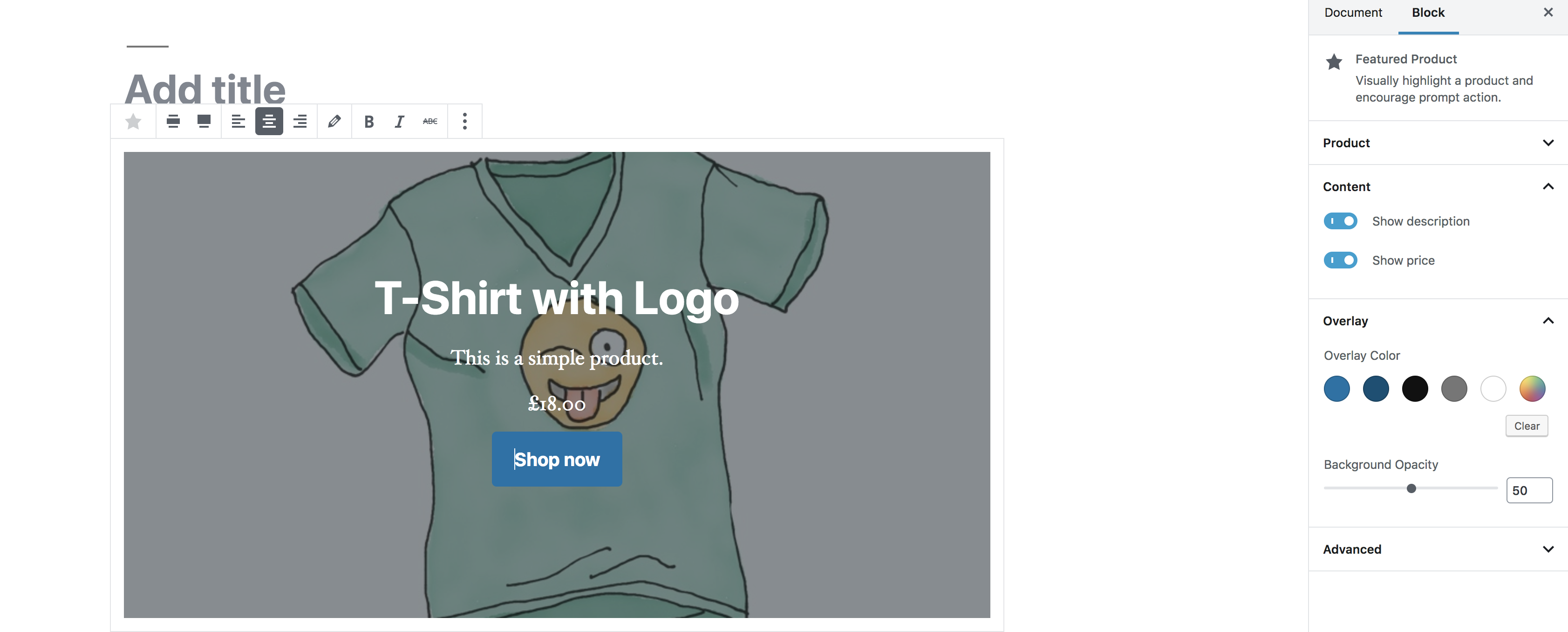 Image Override Option Not Appearing In Featured Product Block · Issue 325 · Woocommerce