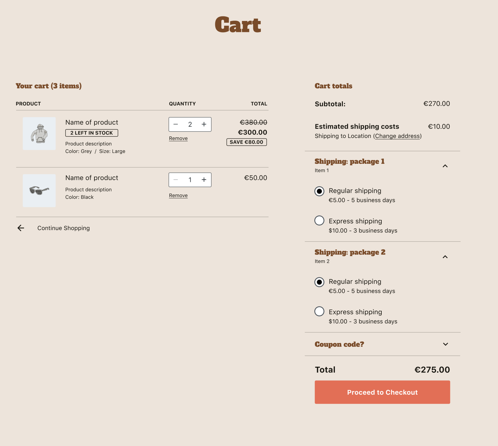 Cart: merge the left and right titles · Issue #2614 · woocommerce/woocommerce-blocks · GitHub
