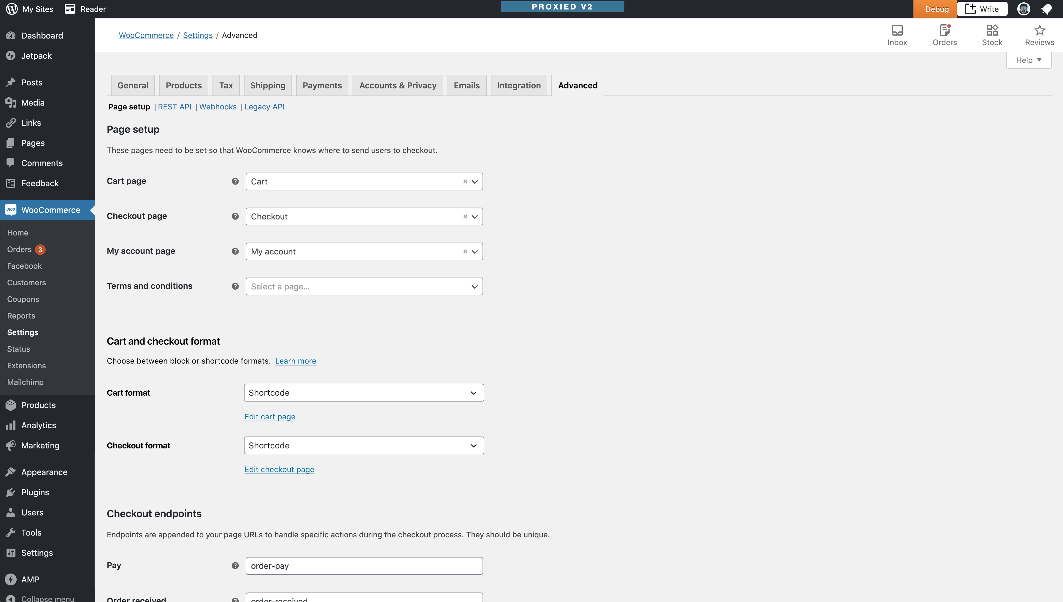 Implement Setting For Switching Between Cart And Checkout Blocks And Shortcodes For Checkout