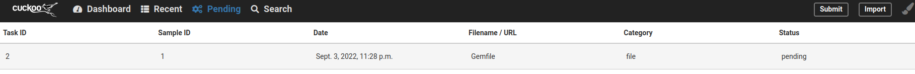 Cuckoo web analysis is in pending state · Issue #3 · archanchoudhury/Cuckoo-Script · GitHub