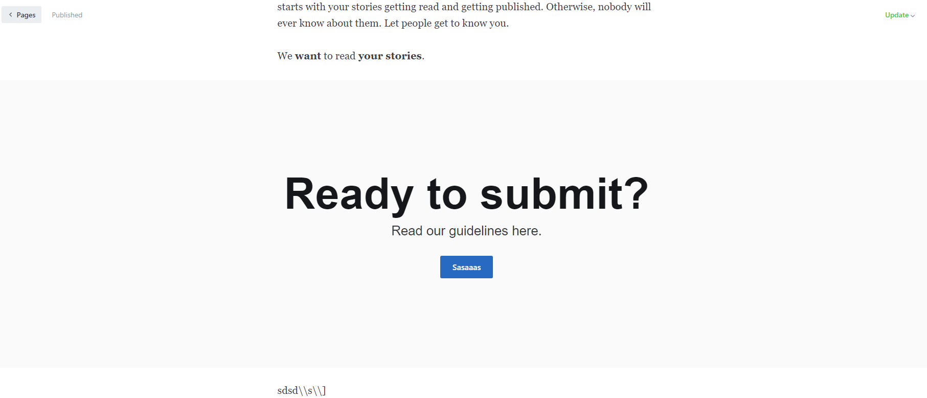 Section Headers Card not consistent with editor · Issue #843 · TryGhost/Casper · GitHub