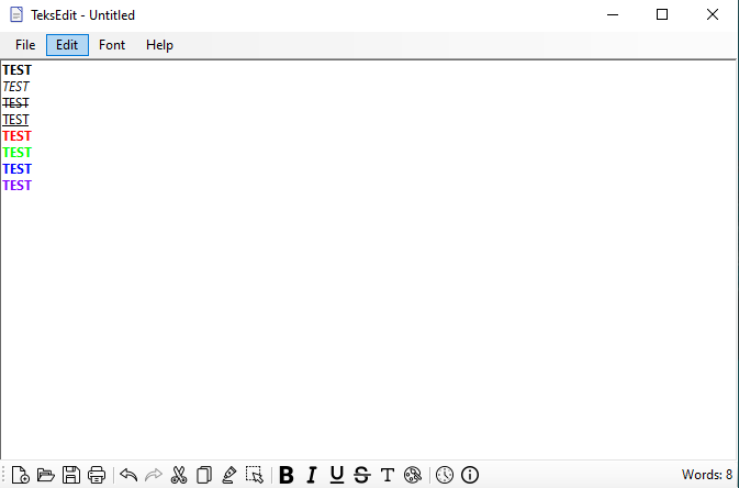 GitHub - serjlc/teksedit