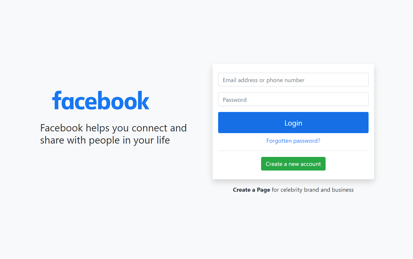 GitHub - mkumail1/facebook-login-page: Facebook login page responsive ...
