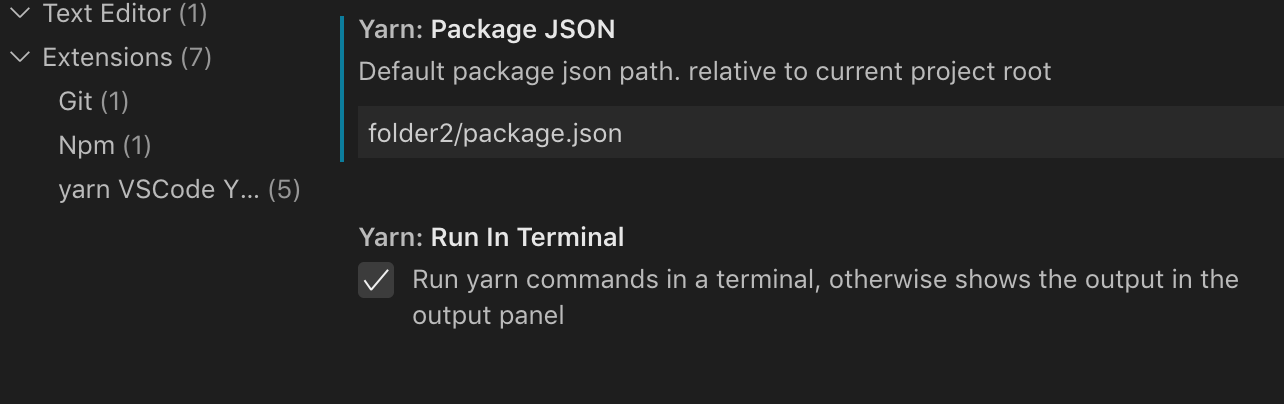 Yarnpackagejson Setting Is Non Functional · Issue 9 · Gamunuvscode Yarn · Github