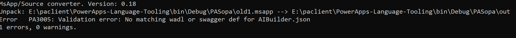 Unpack fails if app uses one of the AI Builder text formulas · Issue #163 · microsoft/PowerApps ...