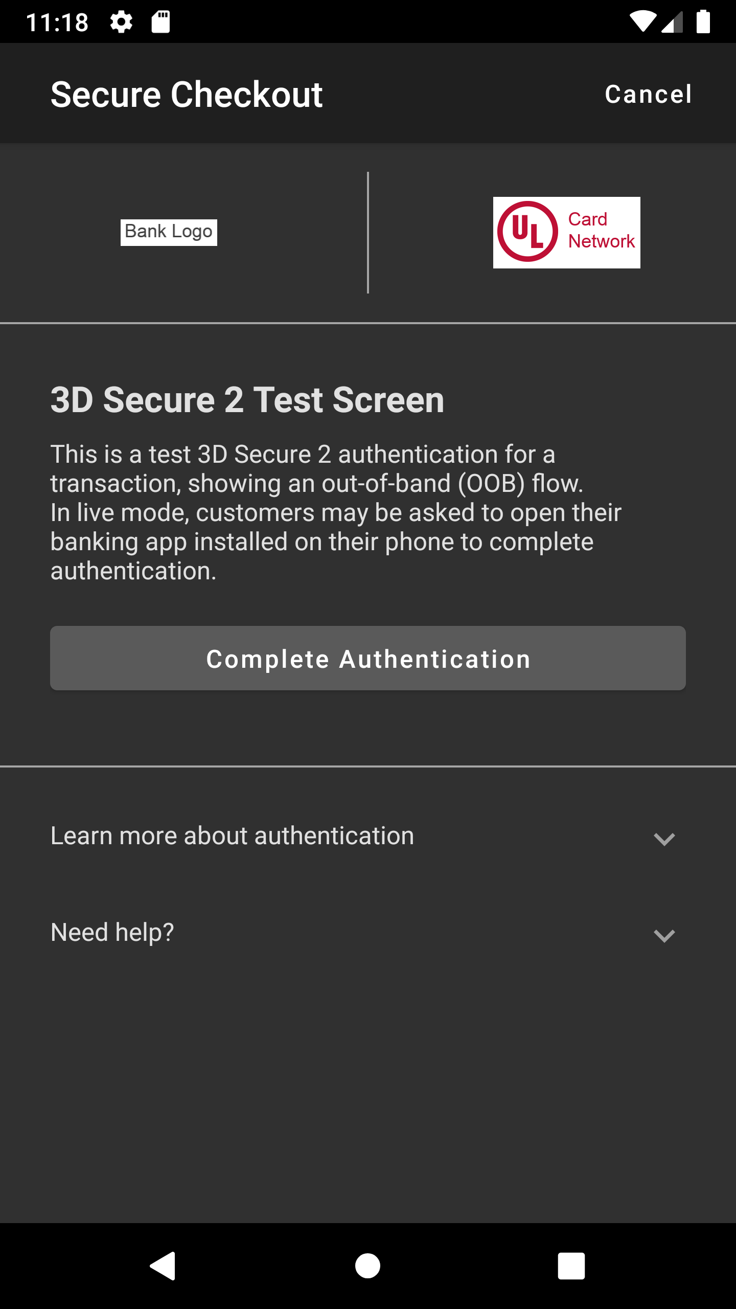 3DS2 - Bug with dark mode · Issue #1432 · stripe/stripe-android · GitHub