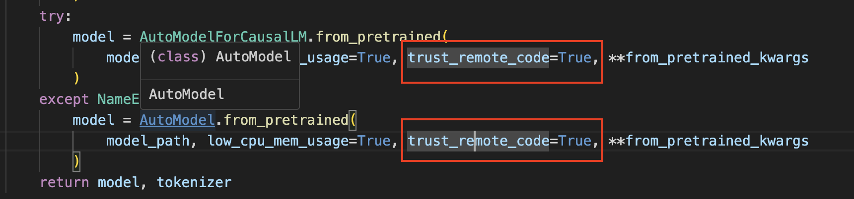 如何设置 trust_remote_code=True ？我在加载XVERSE模型时，出现需要设置 trust_remote_code=True的提示 · Issue #1216 ...