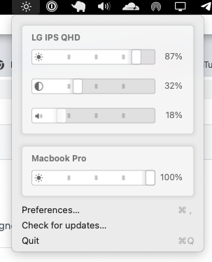 Cannot adjust macbook audio · MonitorControl MonitorControl · Discussion #1057 · GitHub